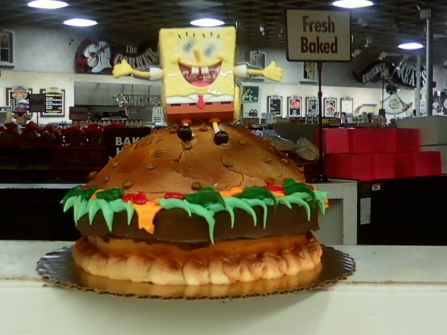 Spongebob And Crabby Patty - CakeCentral.com