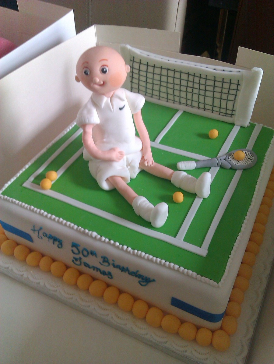 Tennis Cake - CakeCentral.com