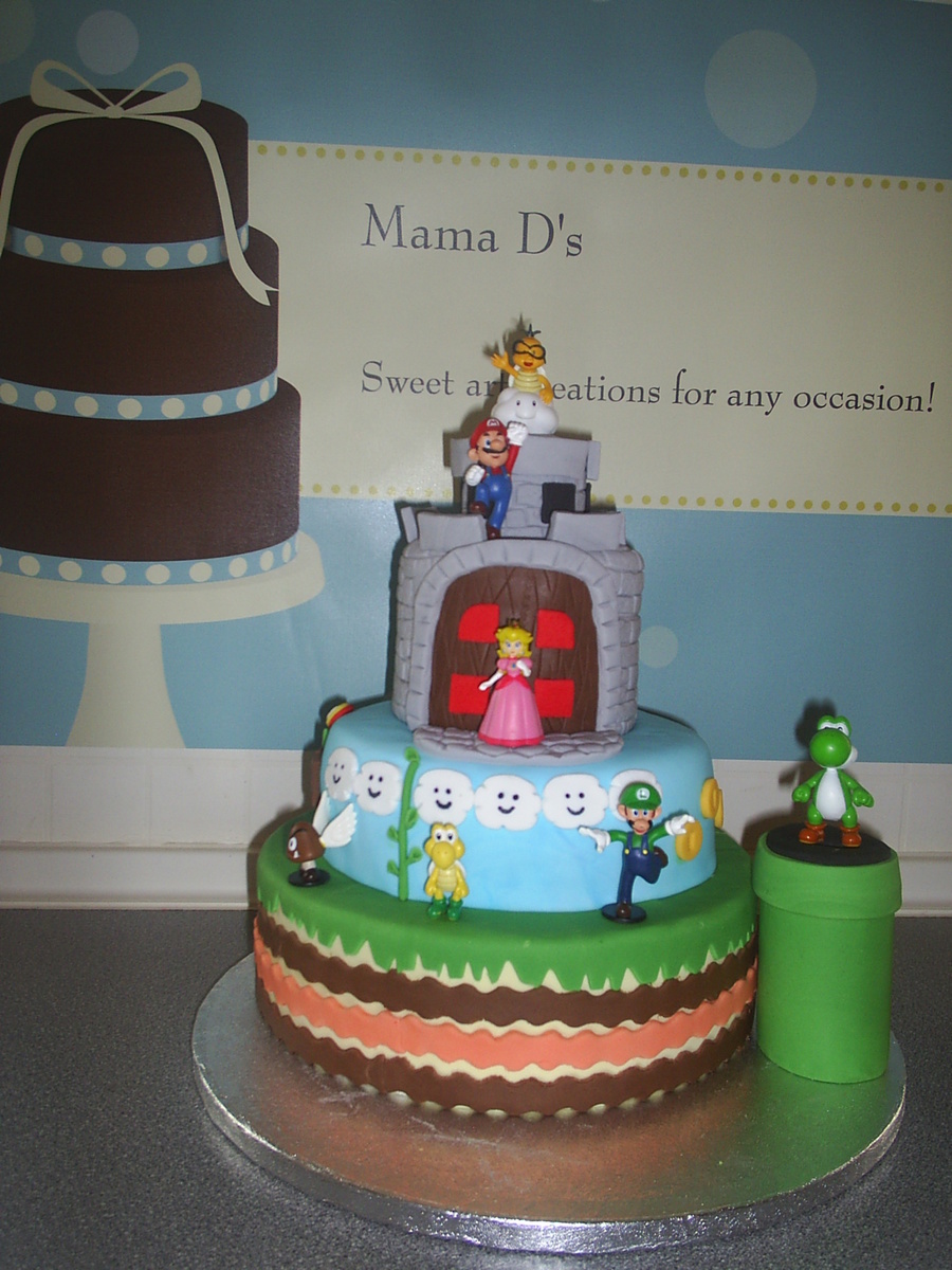 Super Mario Bros Wii Cake - CakeCentral.com