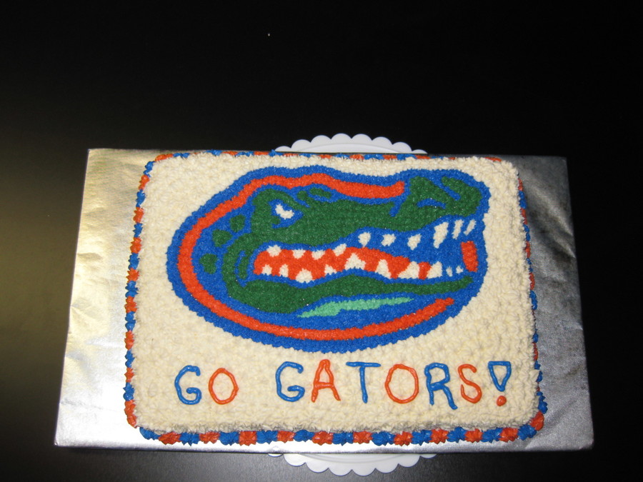 Florida Gator Birthday Cake - CakeCentral.com