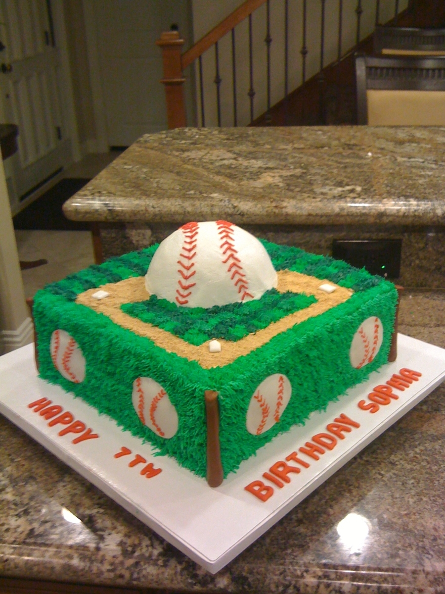 Baseball Cake - CakeCentral.com
