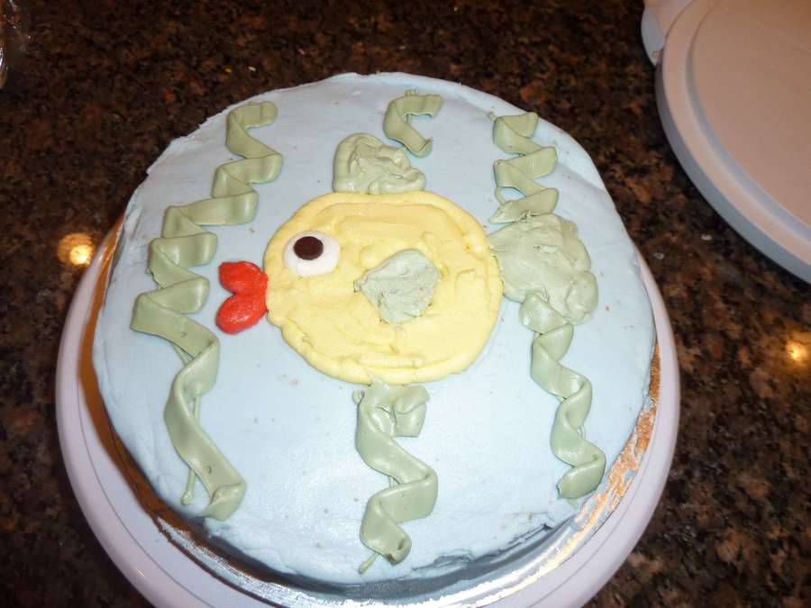 Daughter's First Wilton Cake - CakeCentral.com