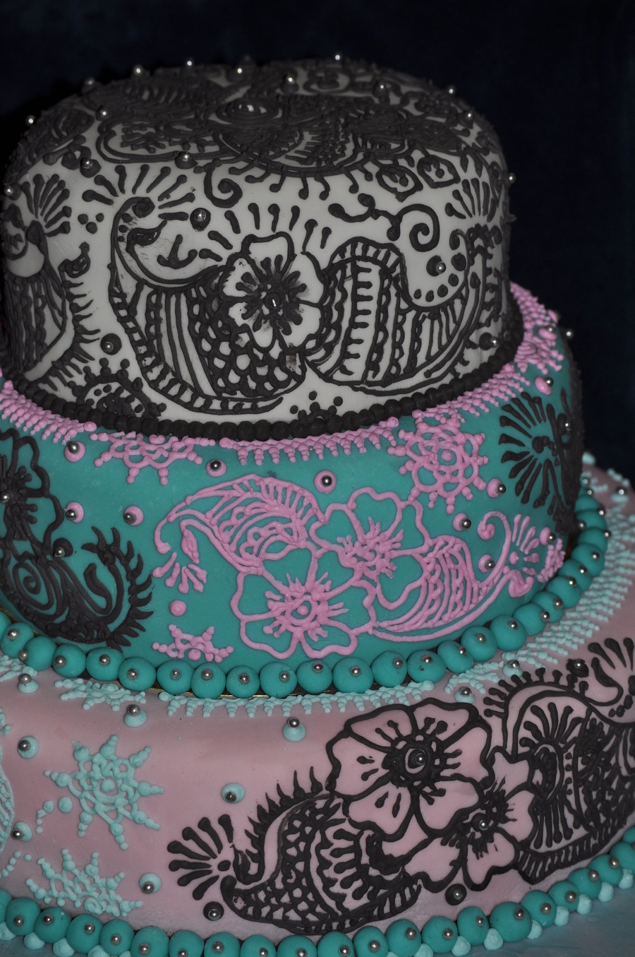First Mehndi Cake - CakeCentral.com