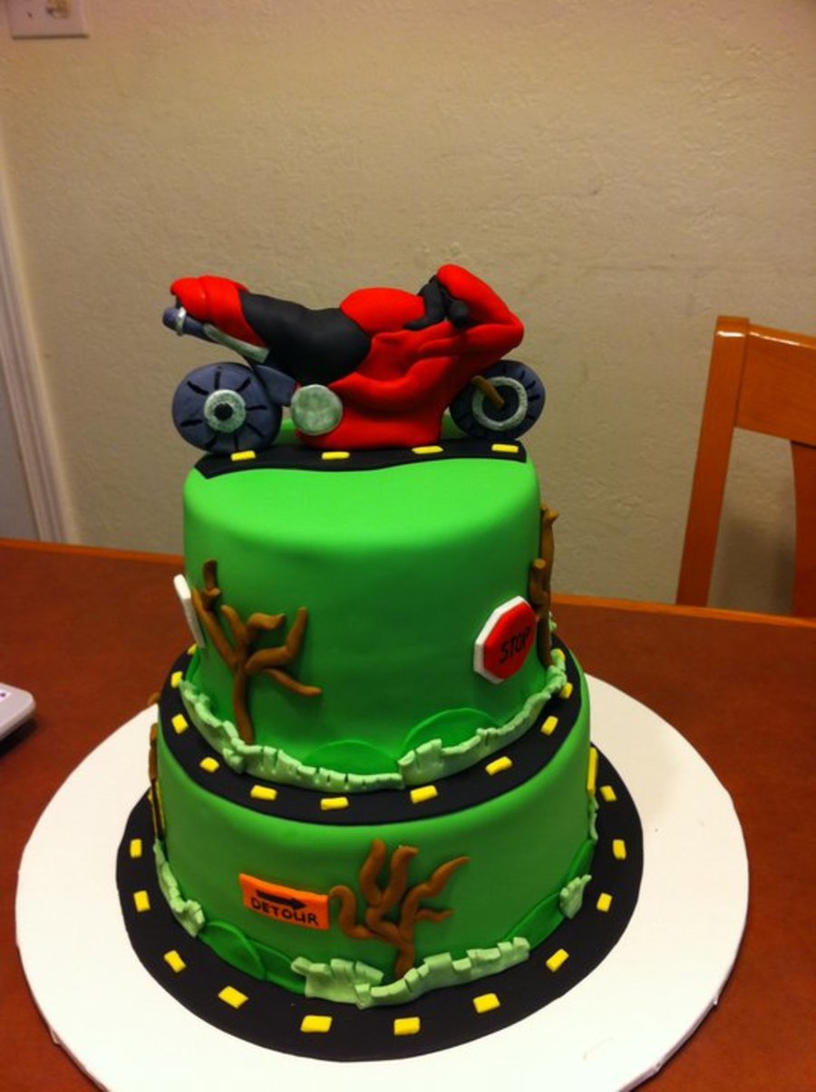 Ducati Motorcycle Cake - CakeCentral.com