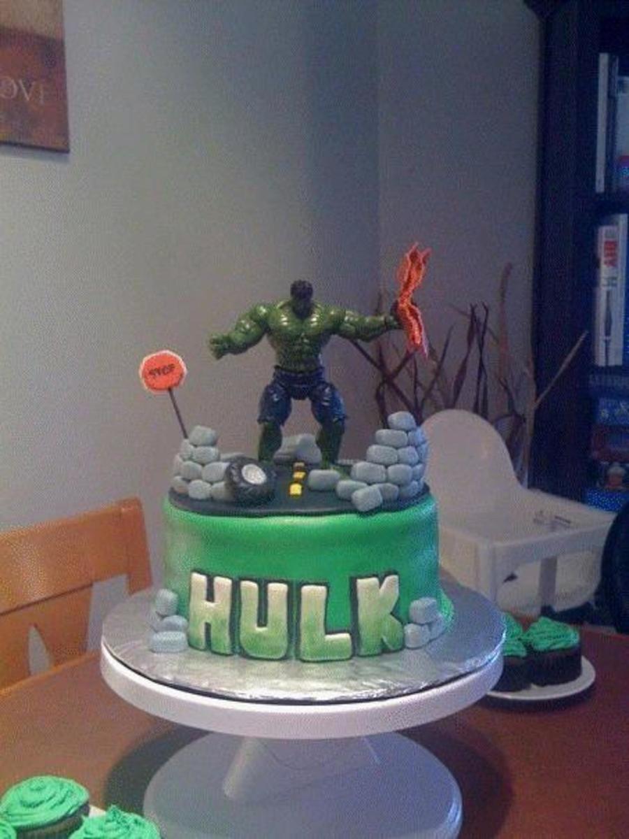 Hulk Cake - CakeCentral.com