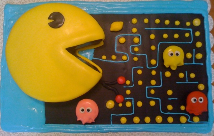 Pac Man Cake - CakeCentral.com