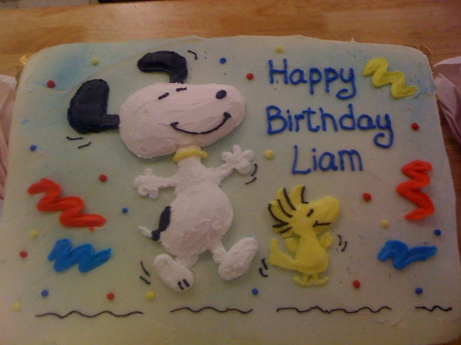Snoopy And Woodstock - CakeCentral.com
