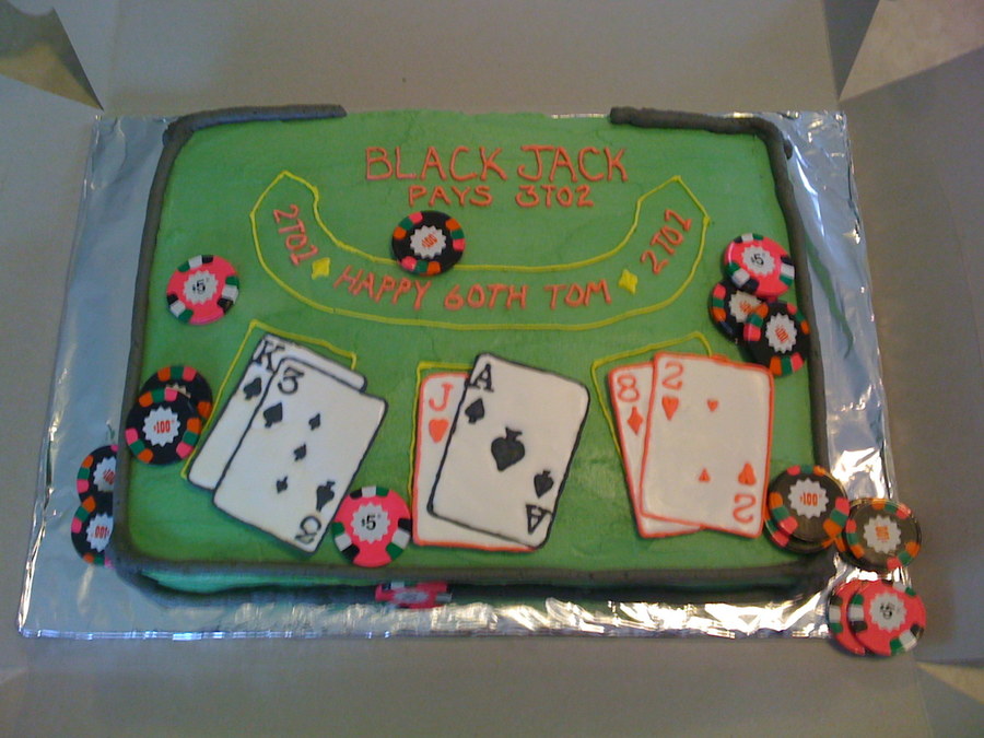 Black Jack Table - CakeCentral.com
