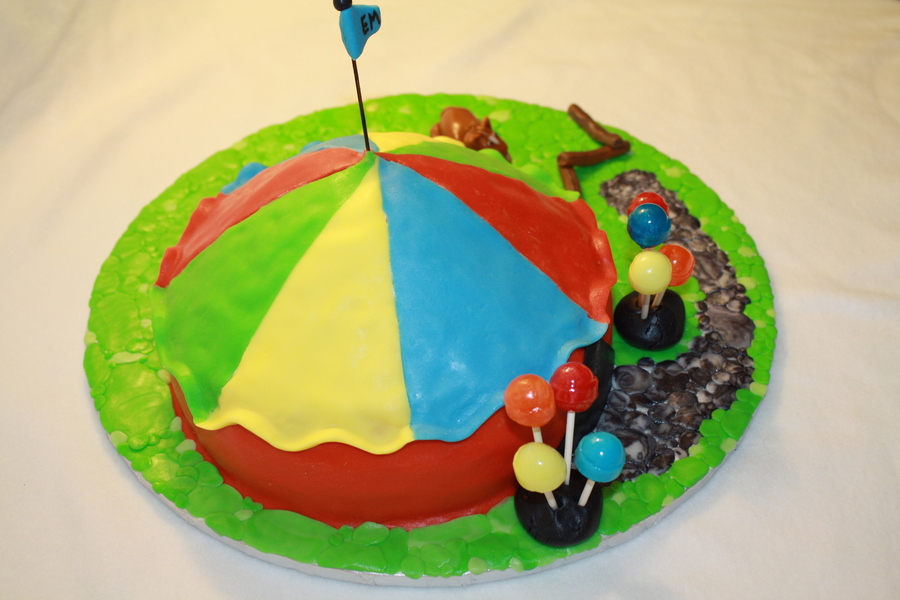 Carnival Tent Birthday - CakeCentral.com