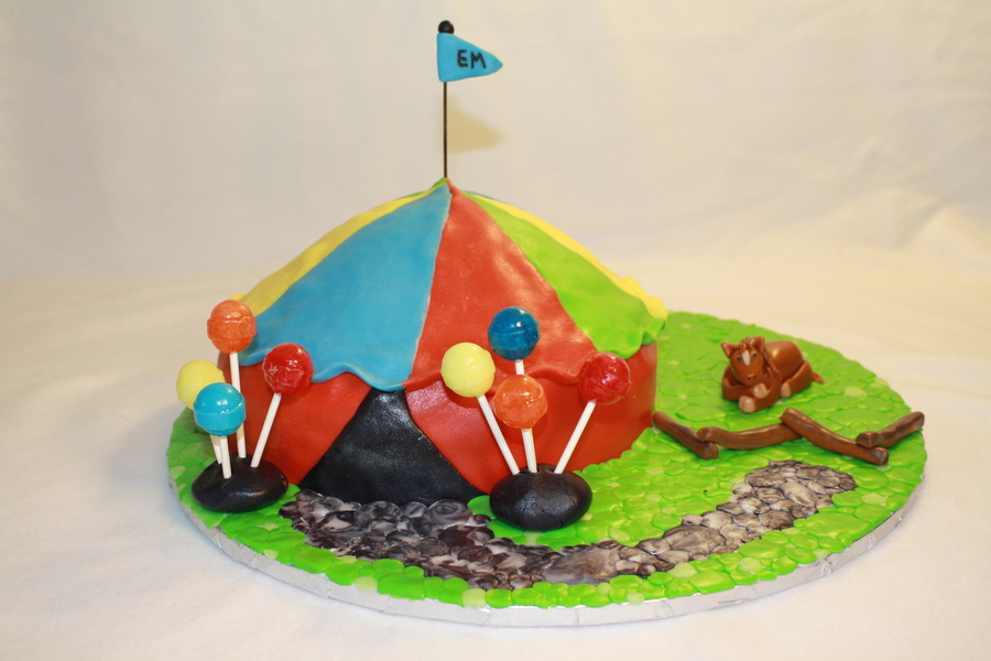 Carnival Tent Birthday - CakeCentral.com