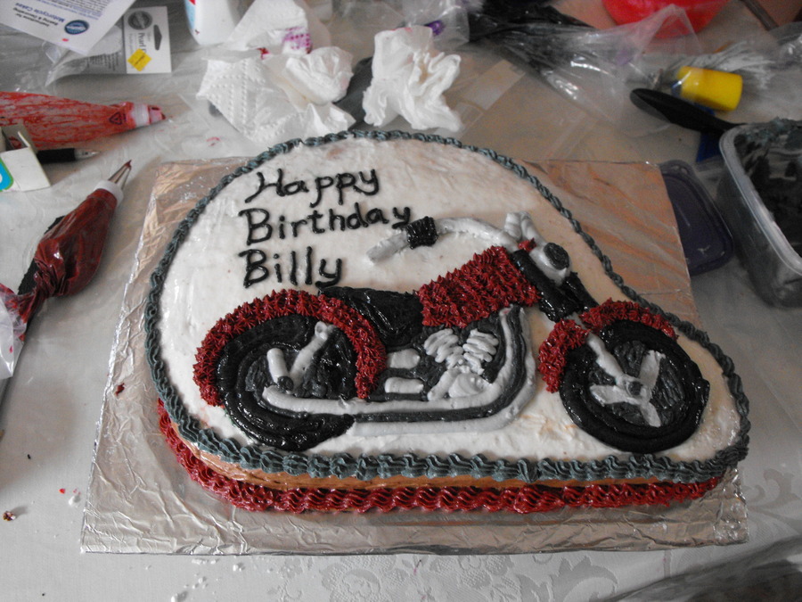 Motorcycle Cake - CakeCentral.com
