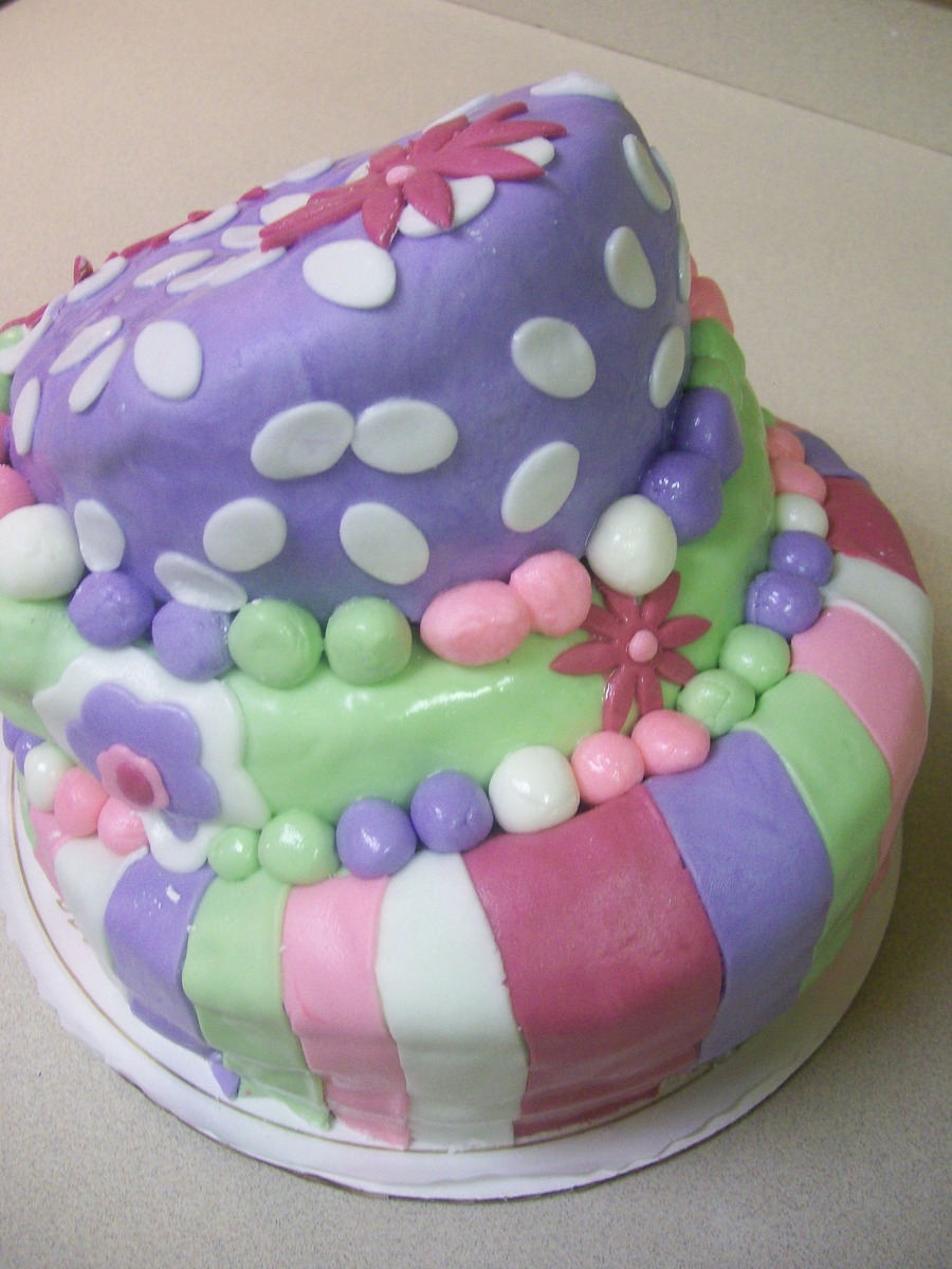 Topsy Turvy Disaster - CakeCentral.com