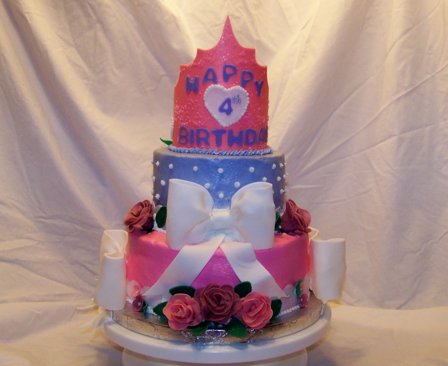 Pretty Princess Cake - CakeCentral.com