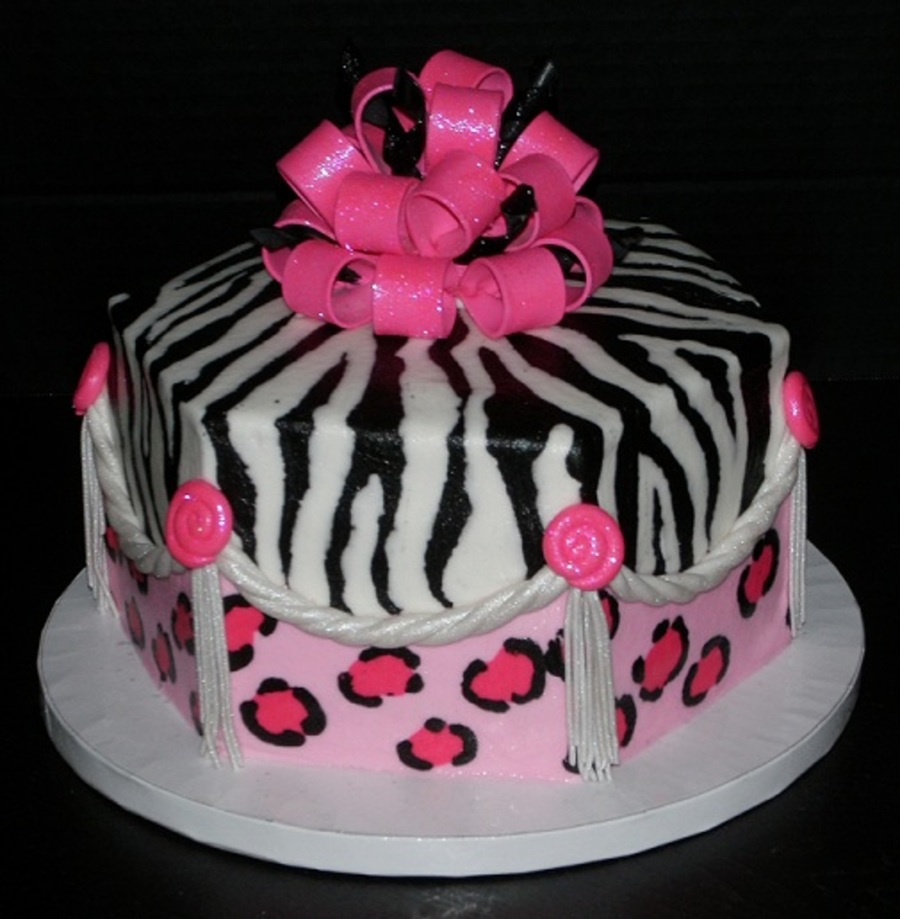 Zebra Birthday - CakeCentral.com