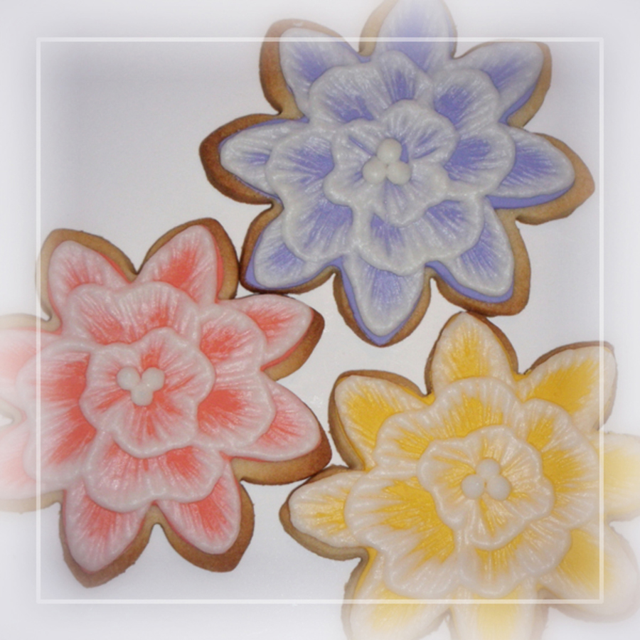 Brush Embroidery Cookies - CakeCentral.com