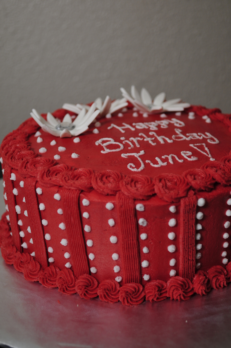 June Birthday Cake - CakeCentral.com