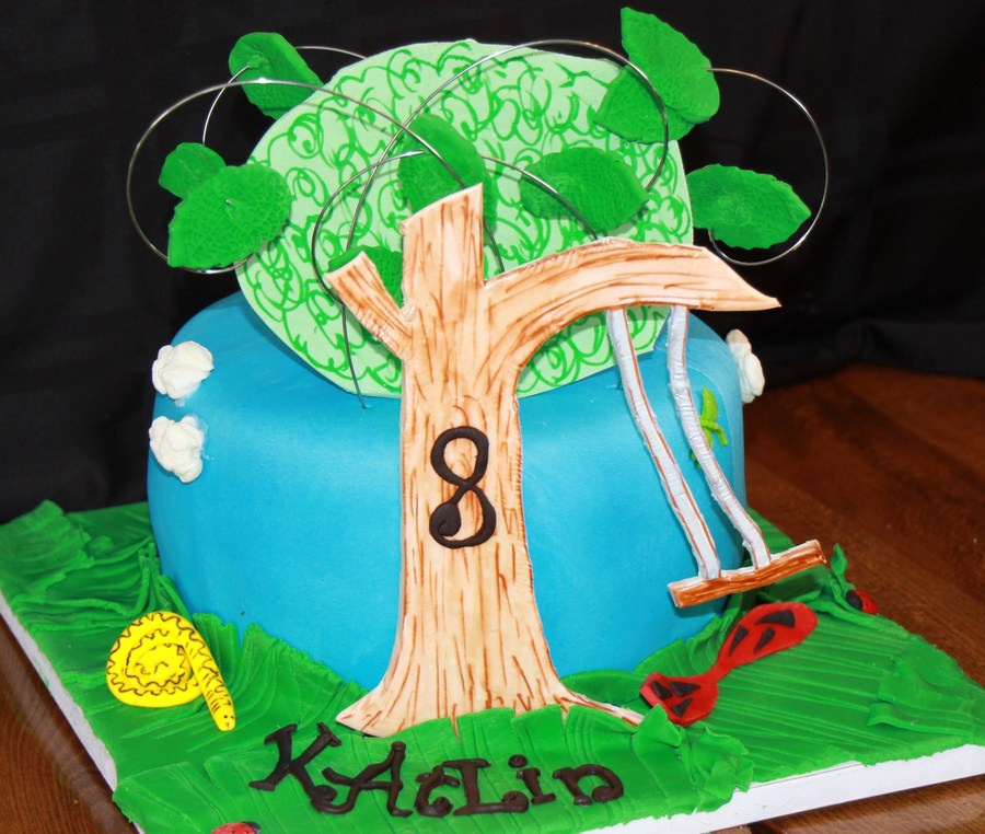 Swinging Birthday Cake! - CakeCentral.com