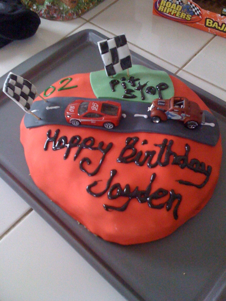 My Very First Fondant Cake - CakeCentral.com