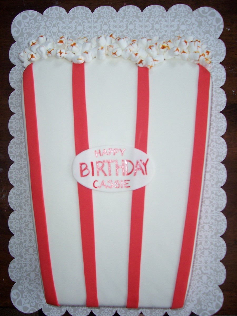 Popcorn Box Cake - CakeCentral.com