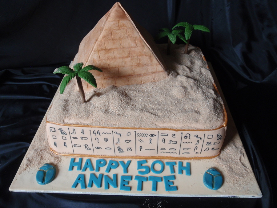 Egyptian Pyramid Cake - CakeCentral.com