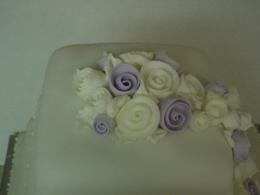 Royal Icing Flower Cake - CakeCentral.com