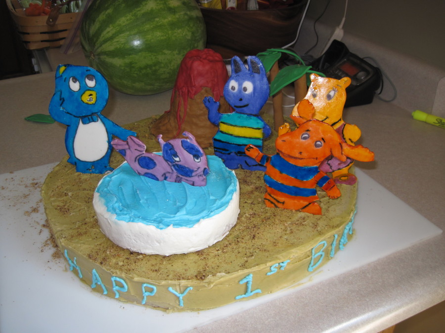 Backyardigans 1St Birthday Cake - CakeCentral.com