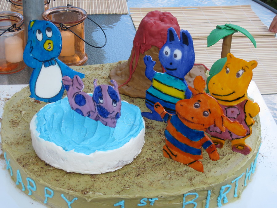 Backyardigans 1St Birthday Cake - CakeCentral.com