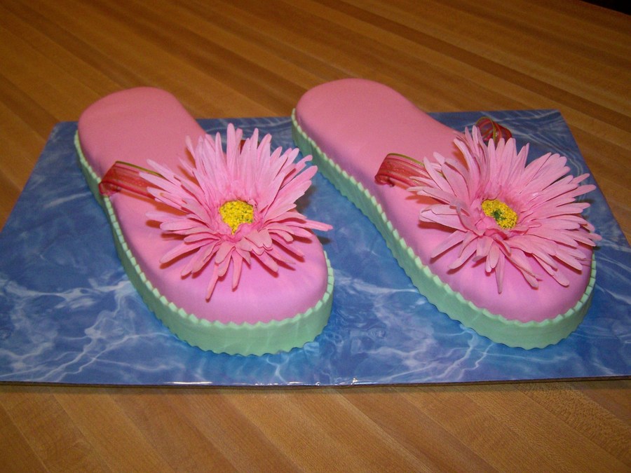 Flip Flop Cake - CakeCentral.com