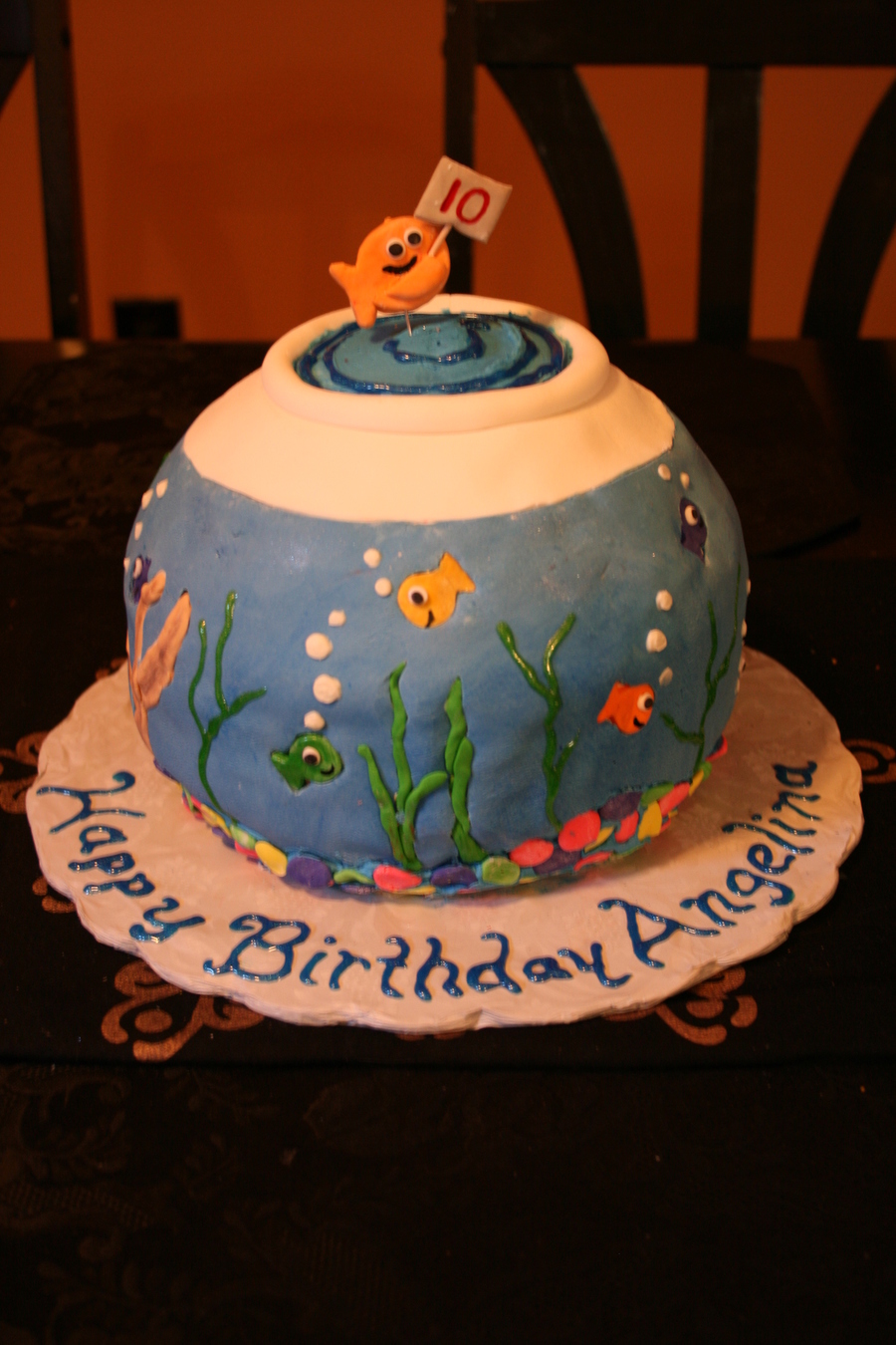 Fishbowl Cake - CakeCentral.com