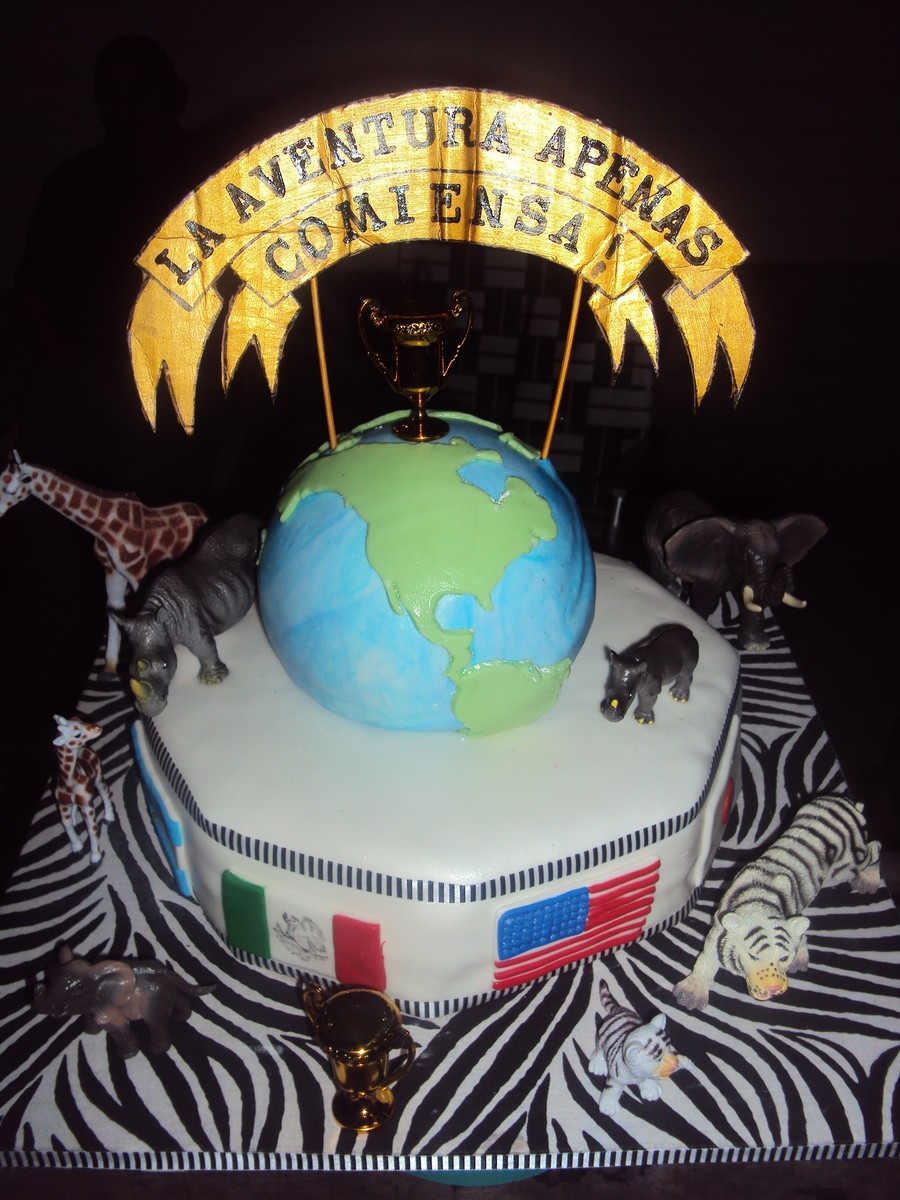 Globe Cake - CakeCentral.com