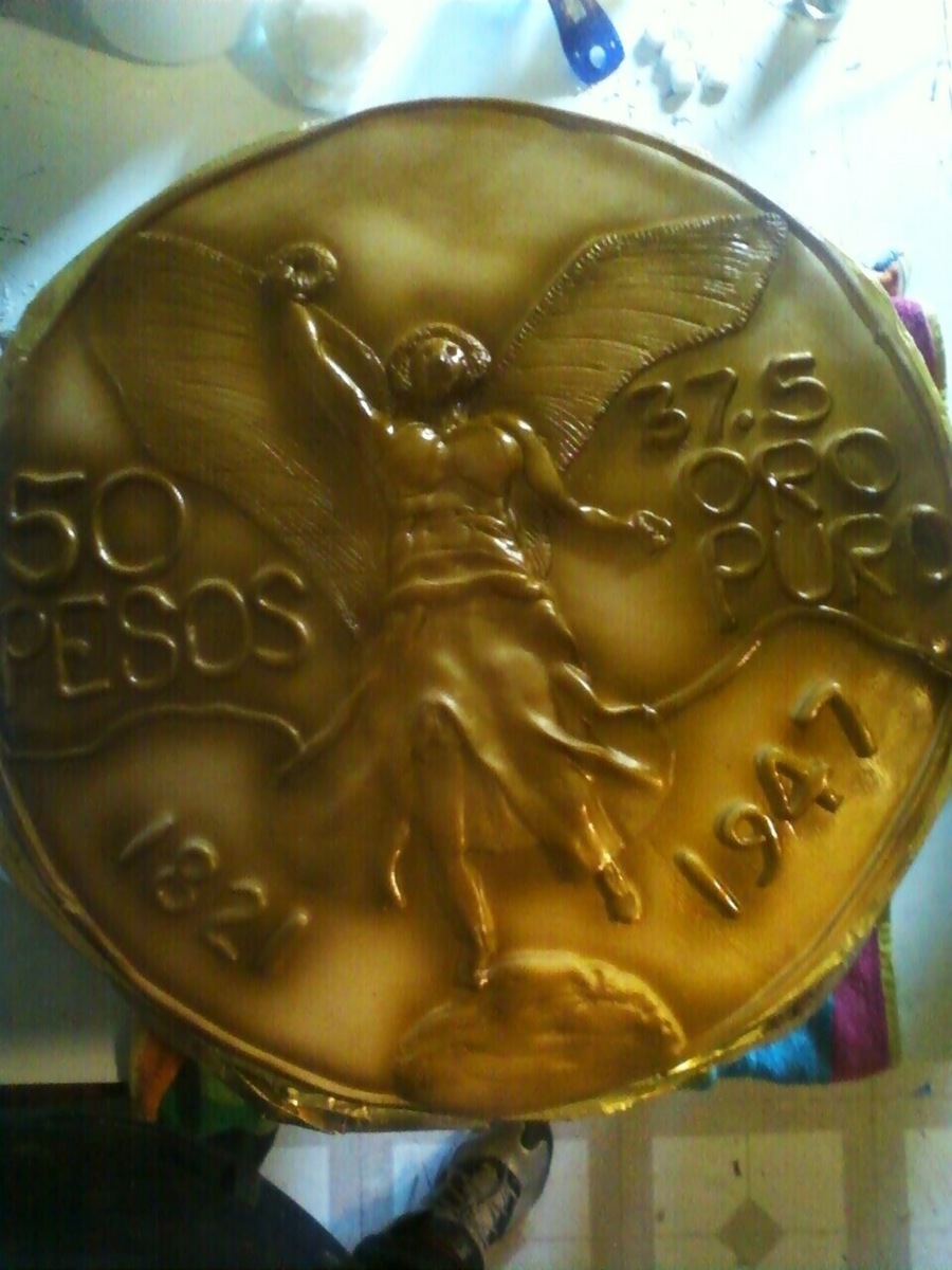 Gold Coin Cake - CakeCentral.com