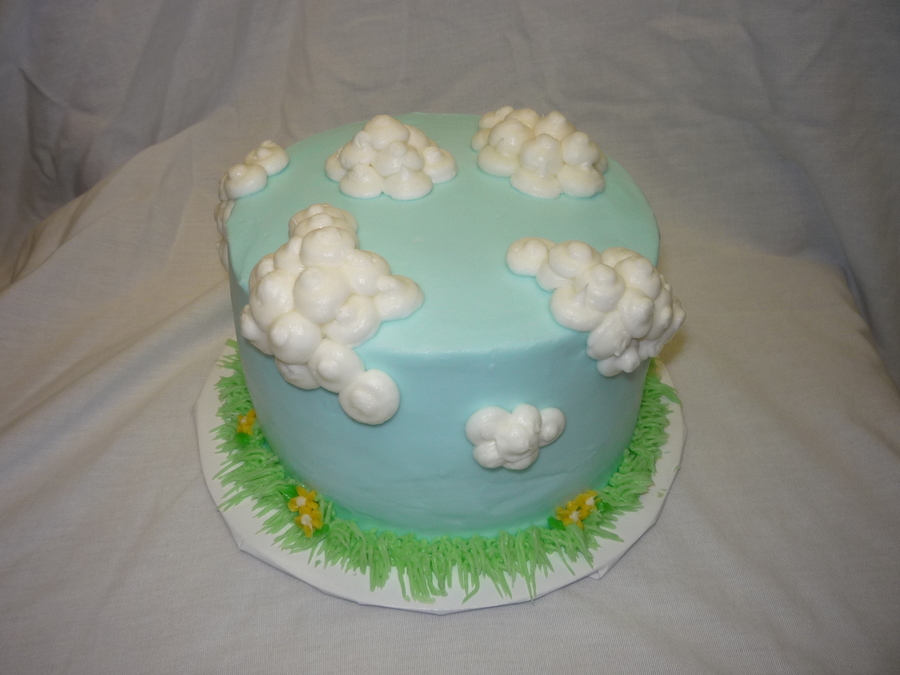 Cloud Birthday Cake - CakeCentral.com