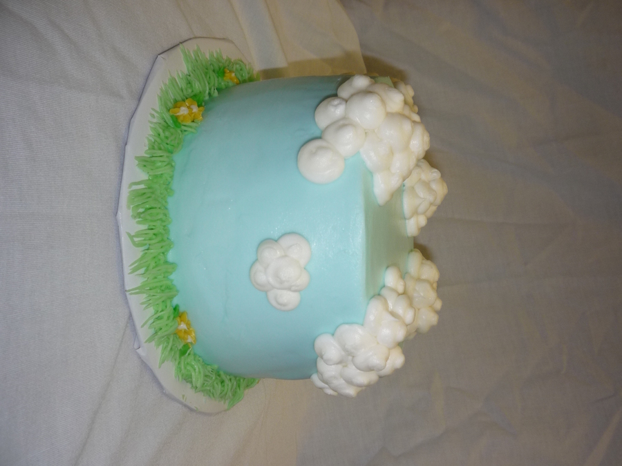 Cloud Birthday Cake - CakeCentral.com