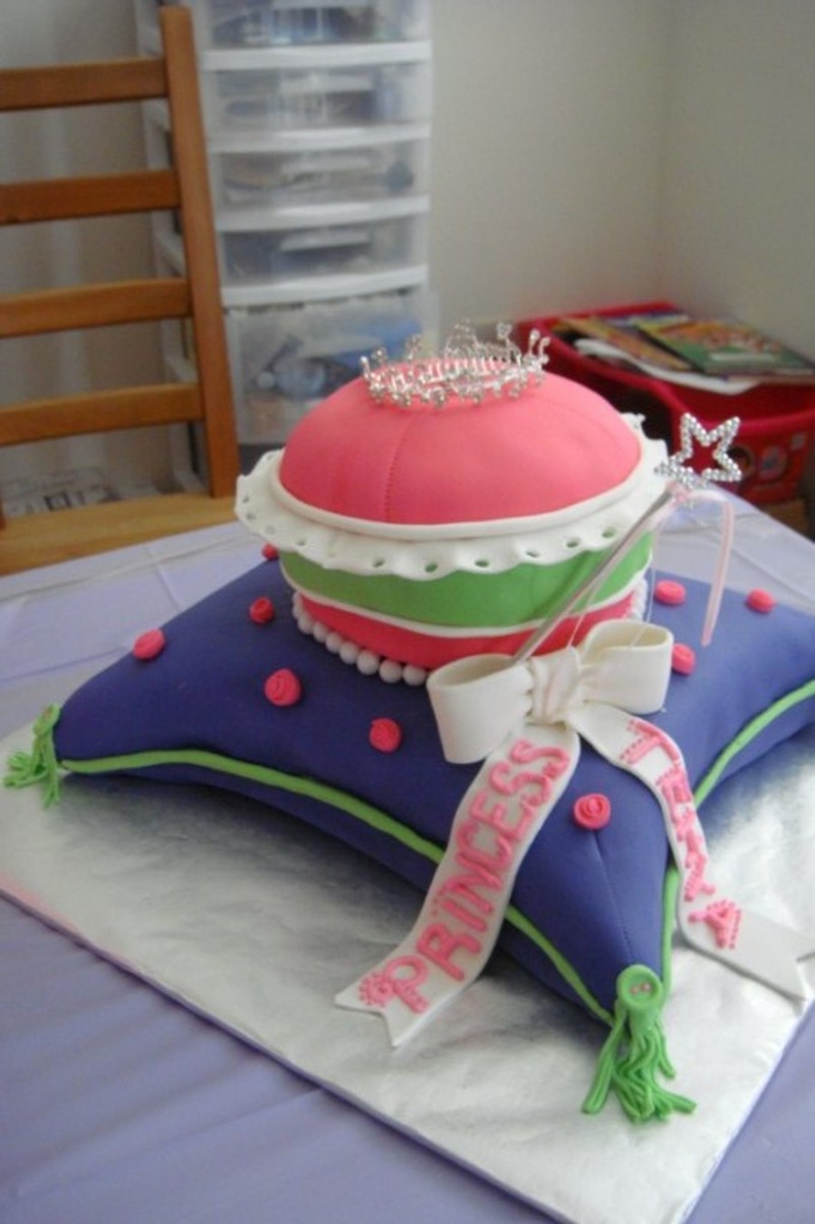 Princess Pillow Cake - CakeCentral.com