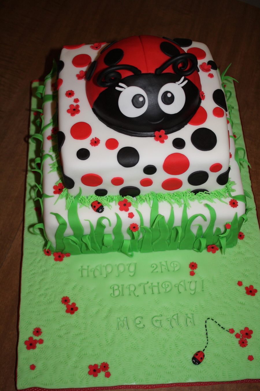 Ladybug Cake - CakeCentral.com