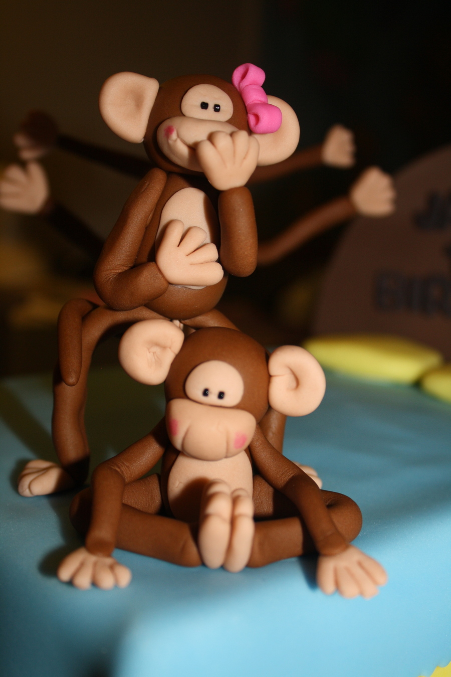Monkeys Jumping On The Bed - CakeCentral.com