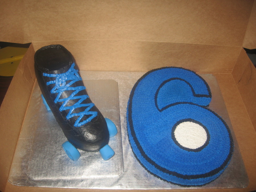 Roller Skate,number Six - CakeCentral.com