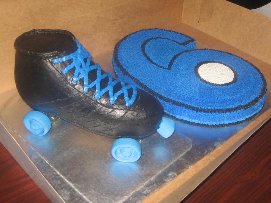Roller Skate,number Six - CakeCentral.com