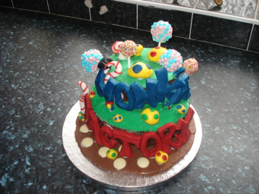 Willy Wonka Themed Cake - CakeCentral.com