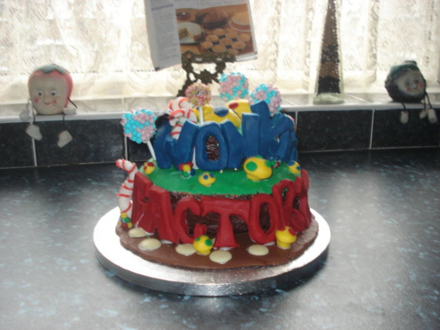 Willy Wonka Themed Cake - CakeCentral.com