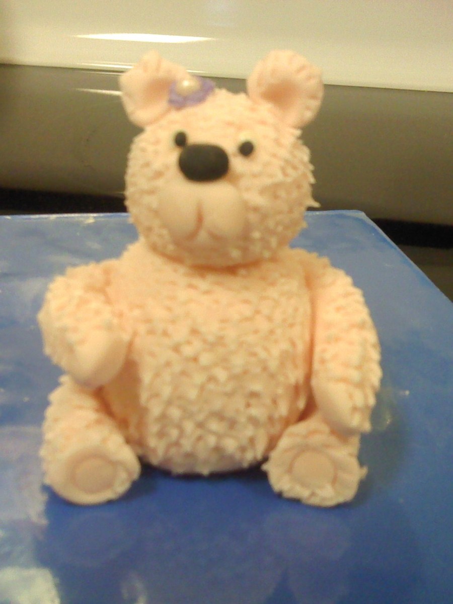Fuzzy Teddy Bear - CakeCentral.com