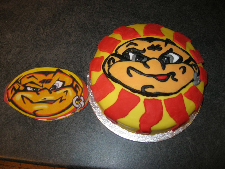 Valentino Rossi Cake - CakeCentral.com