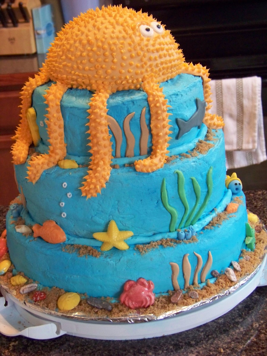 Ocean Themed Cake - CakeCentral.com