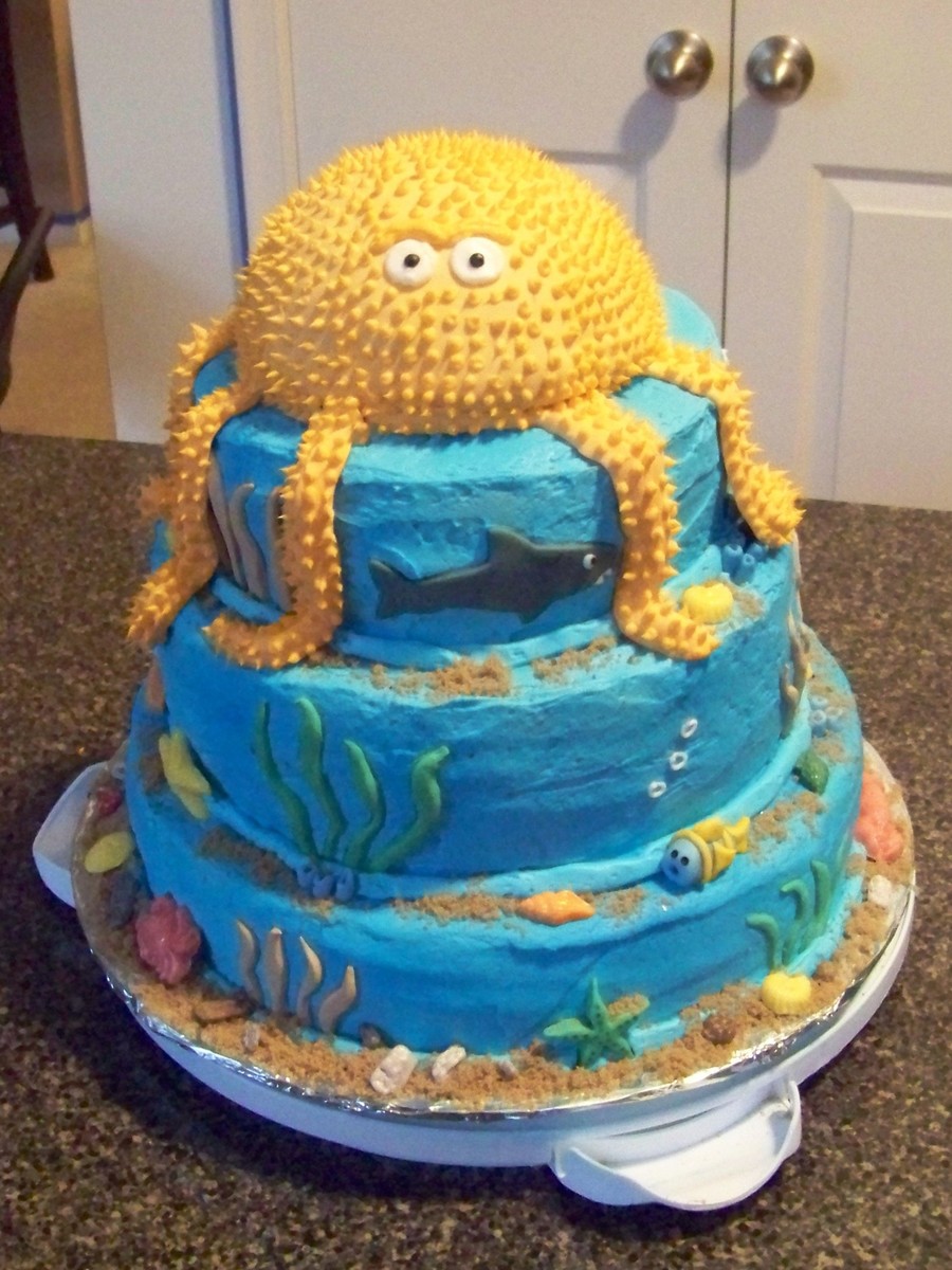 Ocean Themed Cake - CakeCentral.com