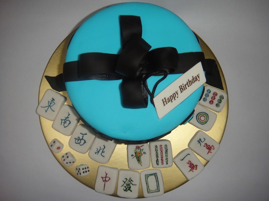 Chinese Mahjong Cake - CakeCentral.com