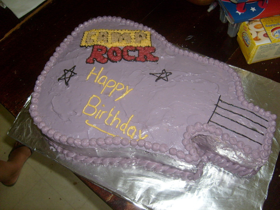 Theme Cake (Camp Rock) - CakeCentral.com