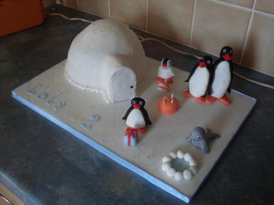 Pingu Birthday Cake - CakeCentral.com