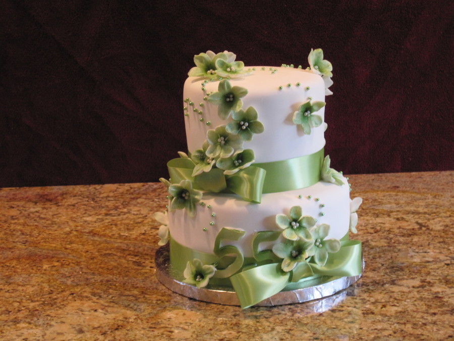 55Th Wedding Anniversary - CakeCentral.com