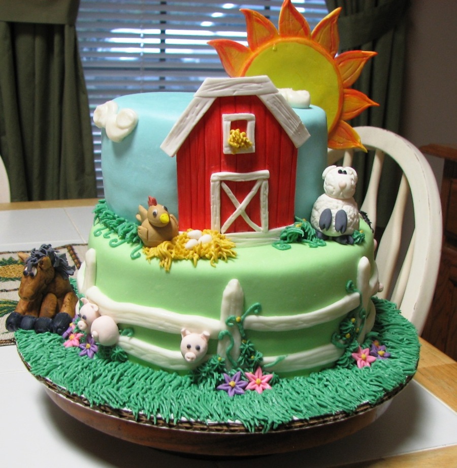 Farm Bureau Farm Cake - CakeCentral.com