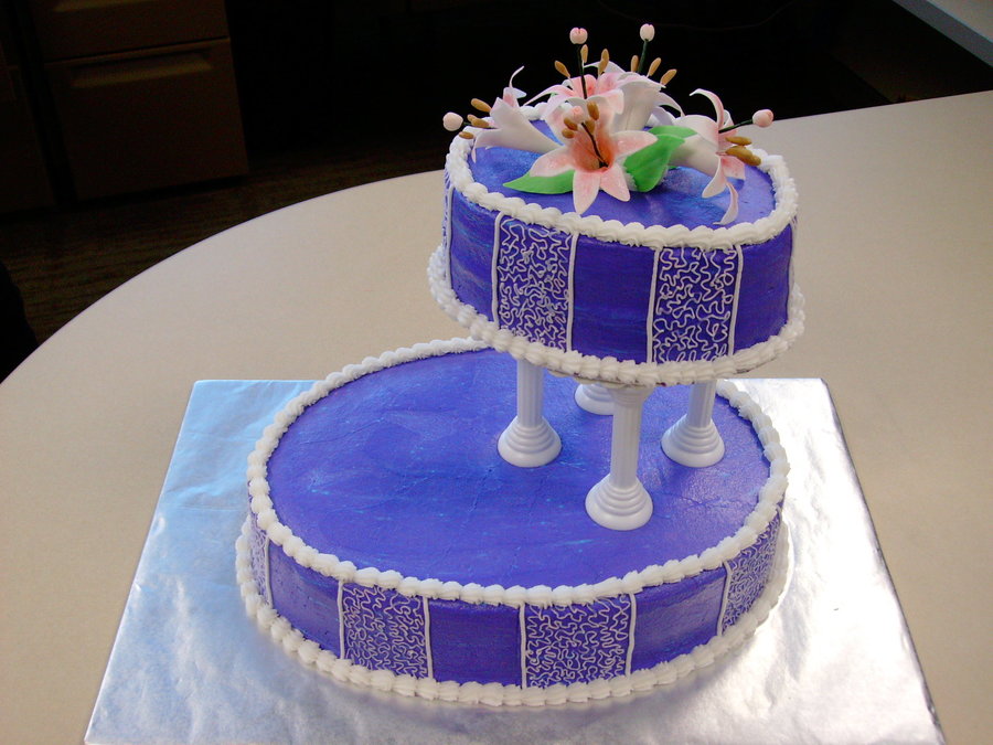 Purple Lilies - CakeCentral.com